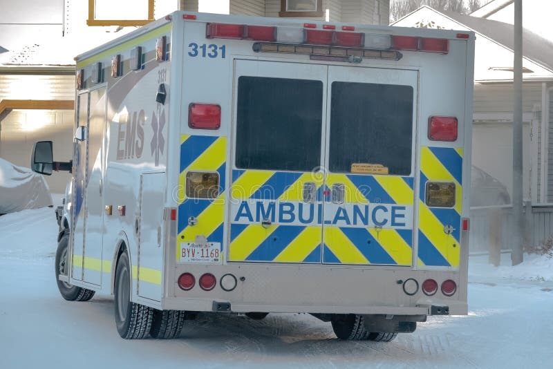 Ambulance Outside the Great North Trauma and Emergency Centre, RVI ...