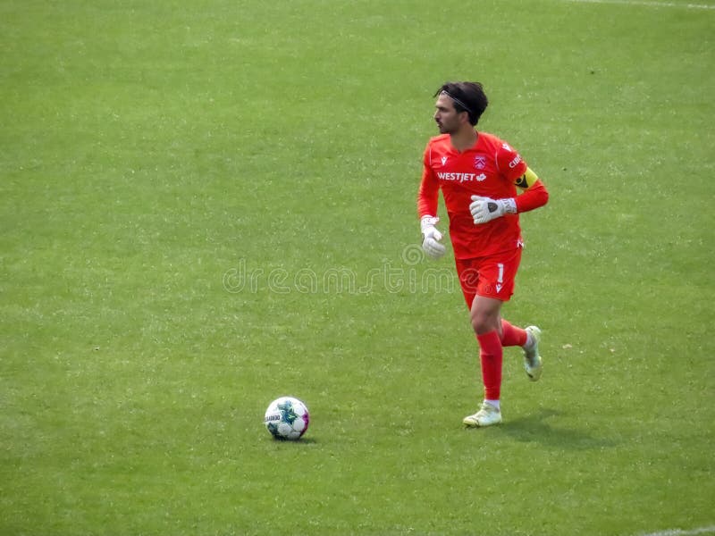 A Player from Cavalry Football Club Vs Halifax Wanderers FC. Match ... A Player from Cavalry Football Club Vs Halifax Wanderers FC. Match ...