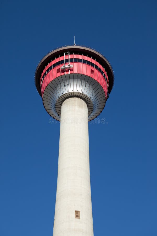 CALGARY, ALBERTA, CANADA - MARCH 7, 2009: the Calgary Tower in Downtown ...