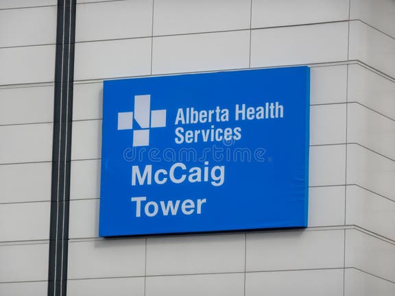 A Sign of the McCaig Tower the Largest Central Surgical Processing Unit ...