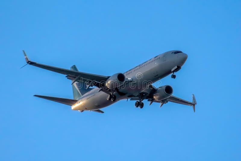 A West Jet Passengers Airplane Taking Off Editorial Photography - Image ...