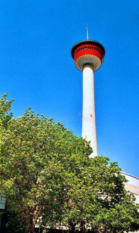 Calgary Tower One of Canada`s Most Recognizable Icon. Editorial Stock ...