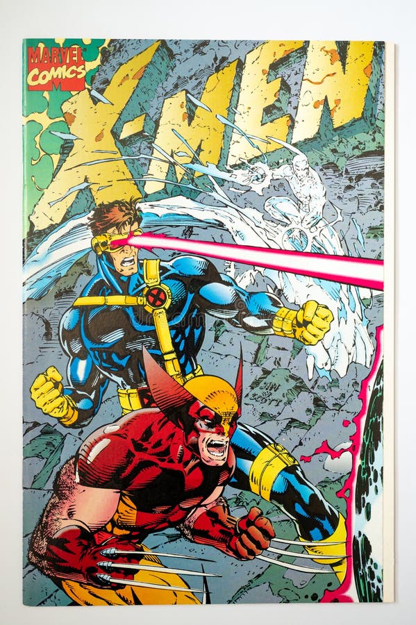 Covers of Vintage Marvel X-Men Comics Editorial Stock Image ...