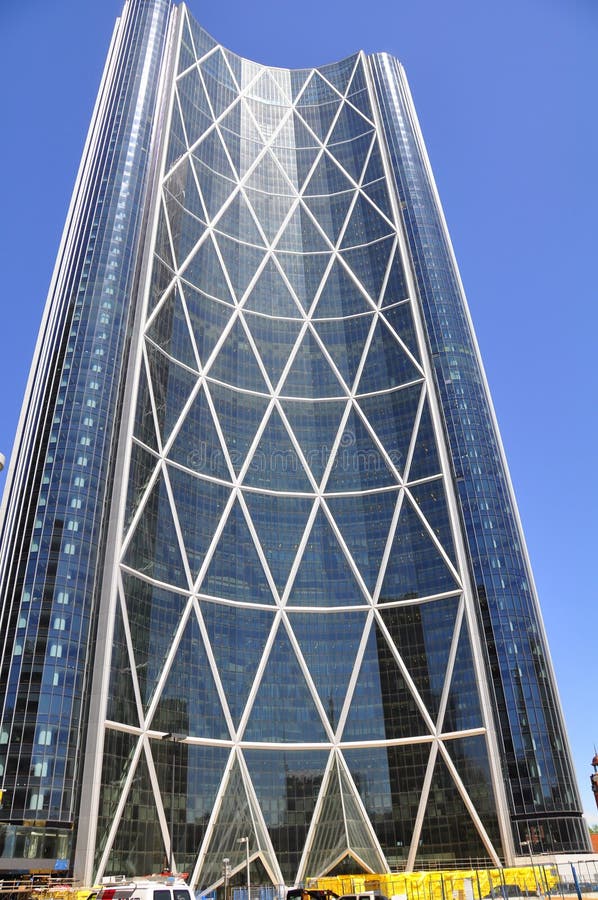 Calgary, Bow Tower stock image. Image of corporation - 25178773