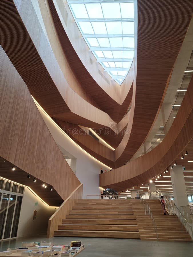 Calgary central library editorial stock photo. Image of calgary - 232348033
