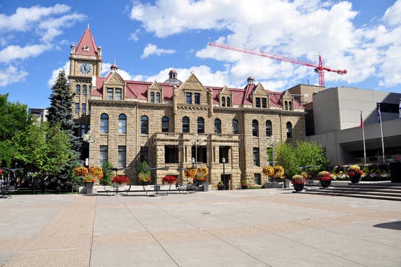 Calgary City Hall stock photo. Image of building, attraction - 21125992