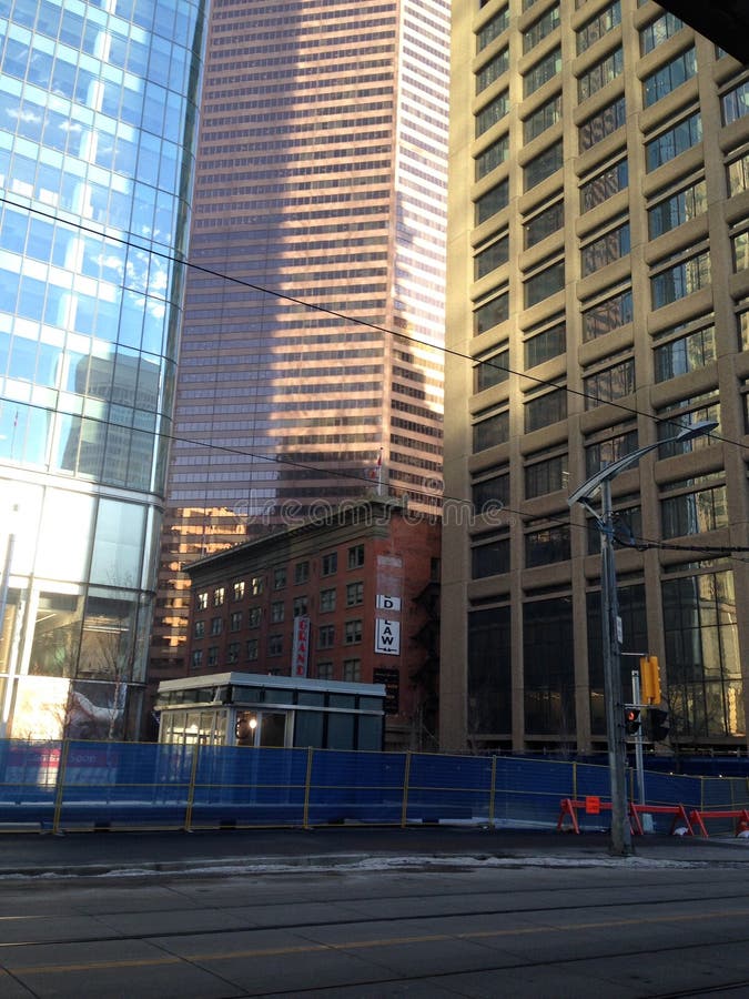 Calgary downtown editorial stock image. Image of downtown - 106059189