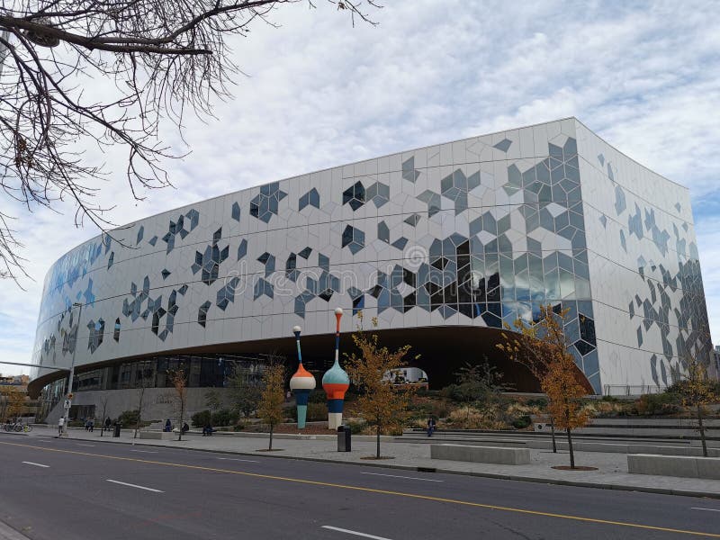 Calgary Library Architecture Building Sculpture Editorial Stock Photo ...