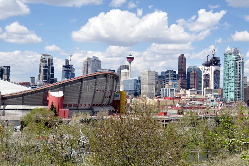 Calgary s urban jungle stock photo. Image of dome, city - 14311268
