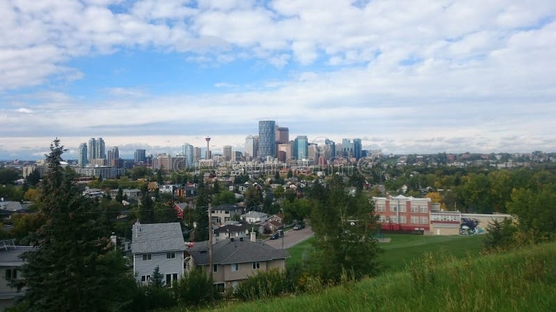 Calgary skyscrapers stock photo. Image of calgary, skyscrapers - 93796480
