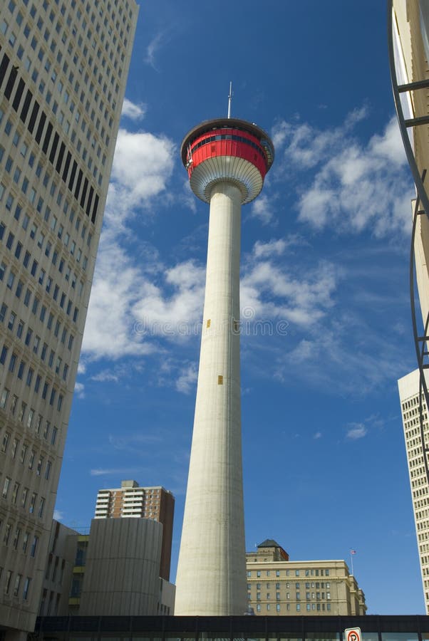 Calgary tower stock photo. Image of cityscape, downtown - 2435776