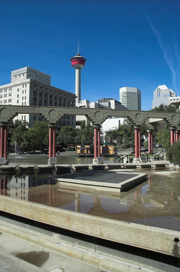 Calgary Tower stock image. Image of tourism, restaurant - 2937425