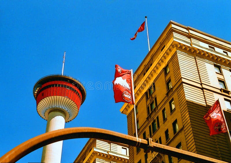 Calgary Tower One of Canada S Most Recognizable Icon Editorial Stock ...