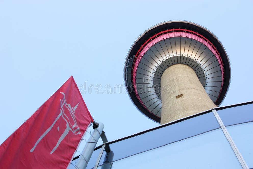 Calgary Tower Tourist Attraction Editorial Photography - Image of tall ...