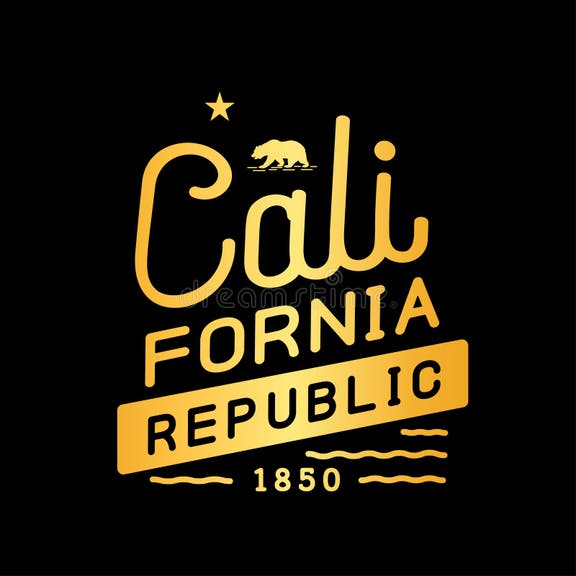 California Handwritten Letters. Template for Card, Poster, Banner ...