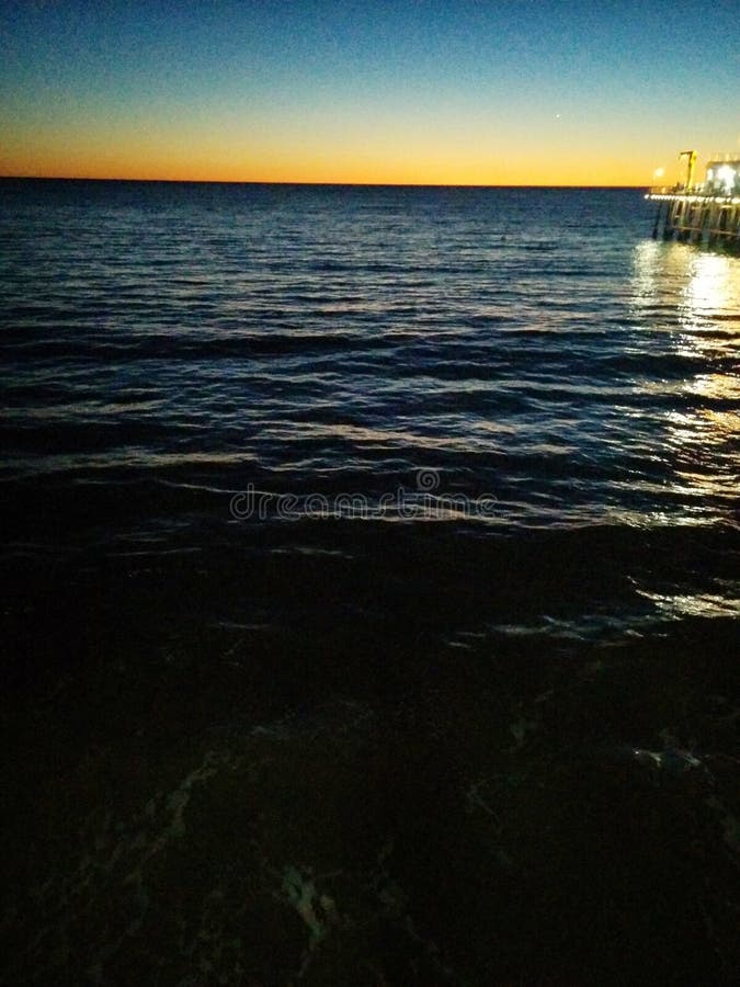 Cali ocean stock image. Image of ocean, peer, water - 136529479