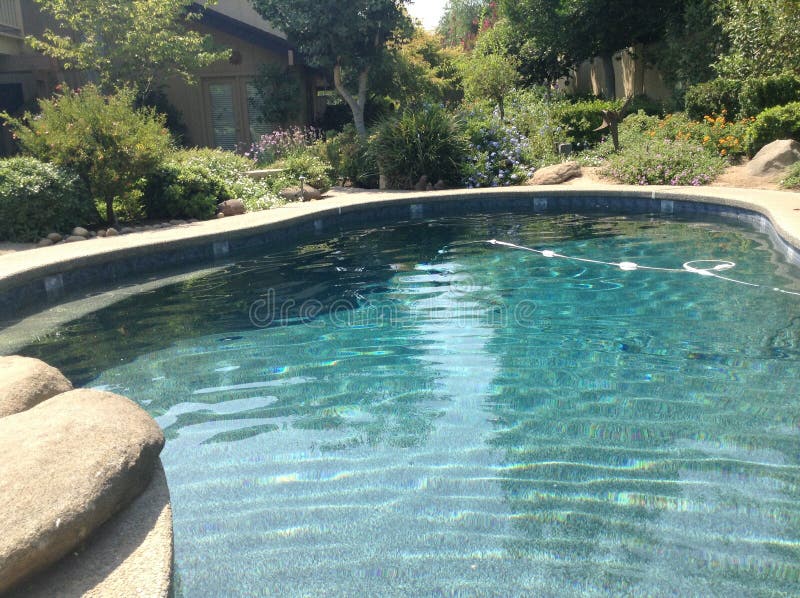 Cali pool stock photo. Image of pool, garden, pretty - 43245368