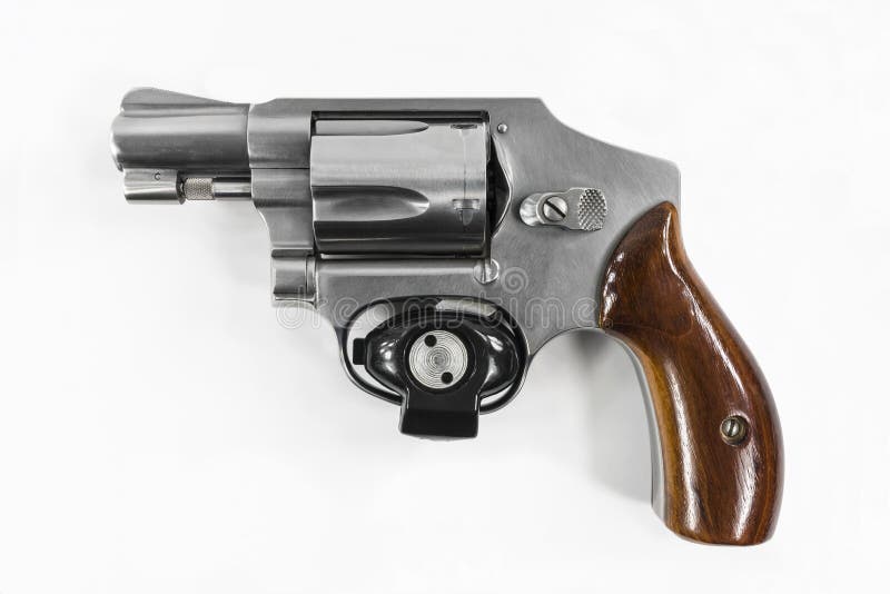 38 Caliber Hand Gun with Trigger Lock Stock Photo - Image of secure ...