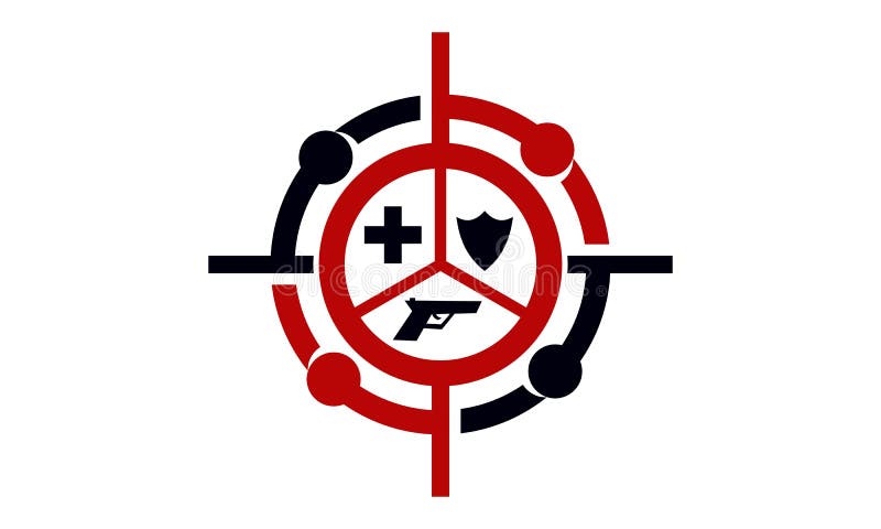 Caliber Shooting Center stock vector. Illustration of corporate - 106367047