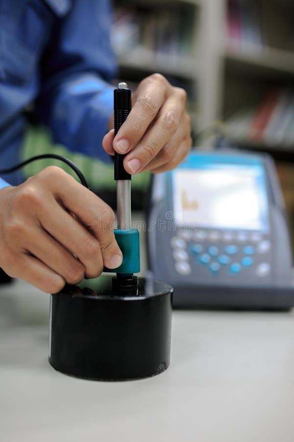 Calibration Digital VERNIER with Gage Block Stock Image - Image of ...