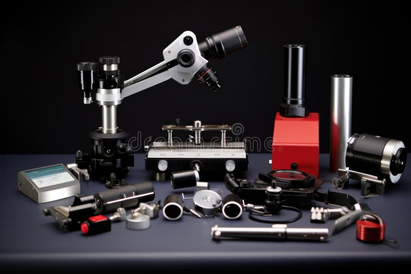 Calibration Equipment for Testing Lens Sharpness Stock Illustration ...