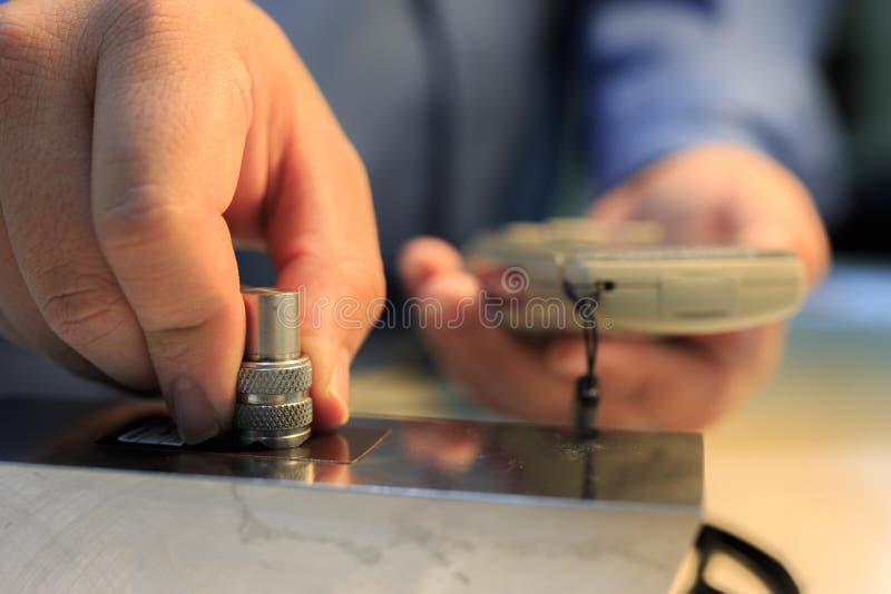 Calibration Paint Coating Thickness Tester with Plastic Shim Stock ...