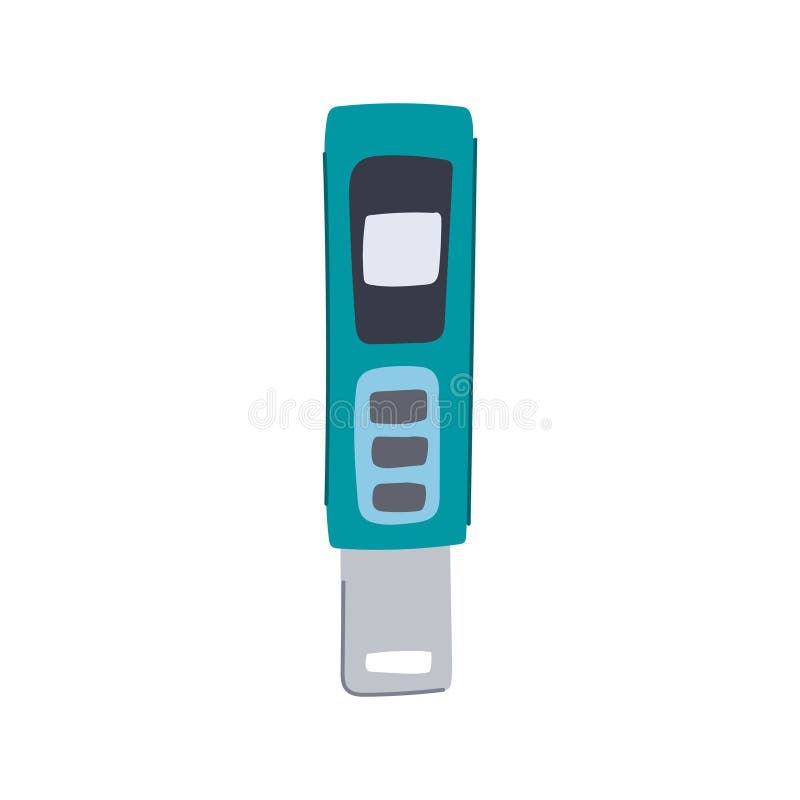 Calibration Ph Meter Cartoon Vector Illustration Stock Illustration ...