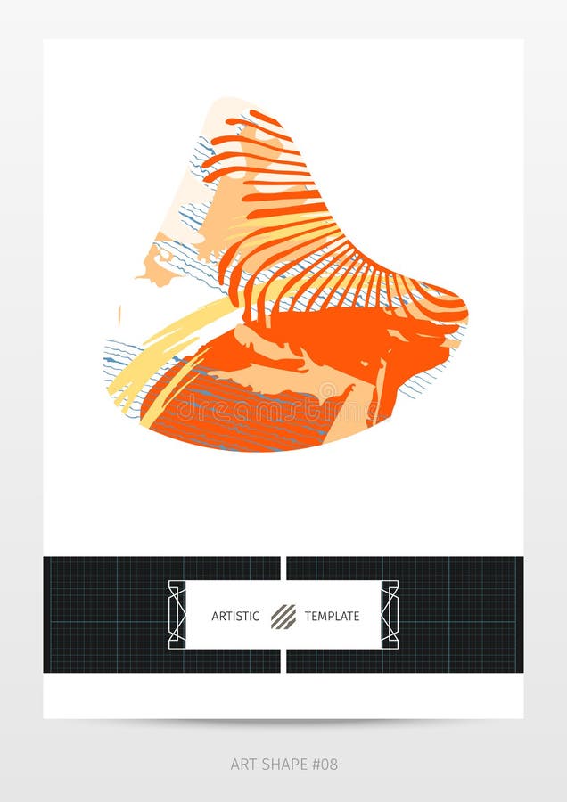 Calibre Artistique De Carte Illustration de Vecteur - Illustration du ...