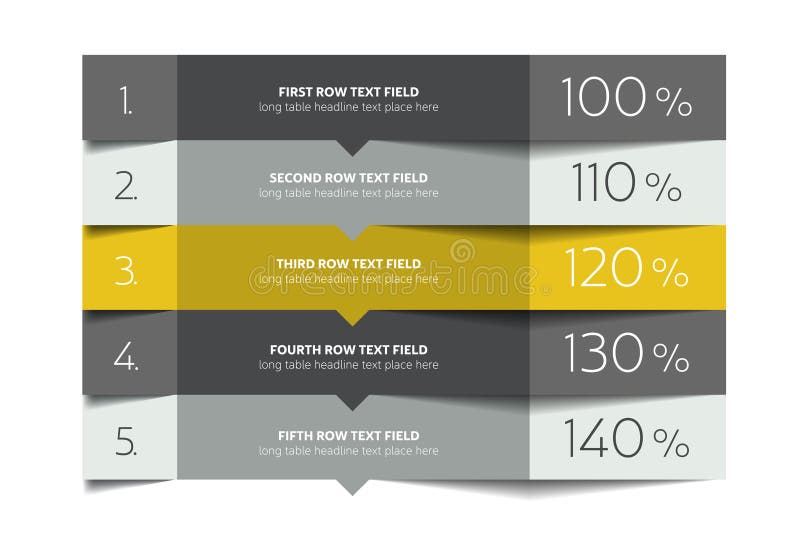 Calibre De Tableau Table De Programme Tableau 3d Table D'affaires Table ...