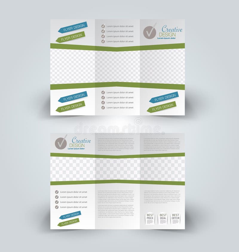 Calibre Haut De Conception De Moquerie De Brochure Illustration de Vecteur - Illustration du ...