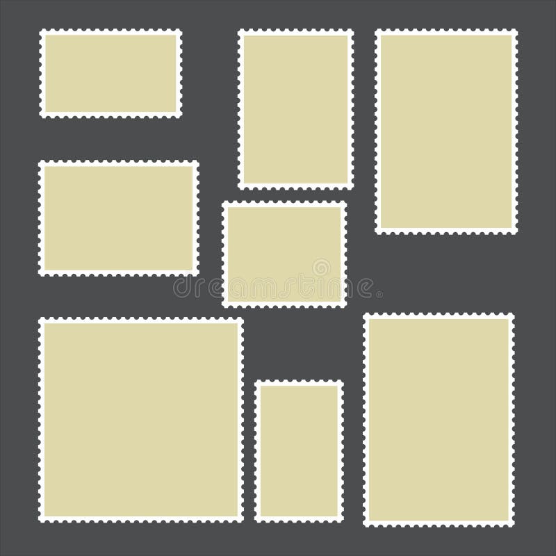 Tailles Et Formats D'enveloppe Illustration de Vecteur - Illustration ...