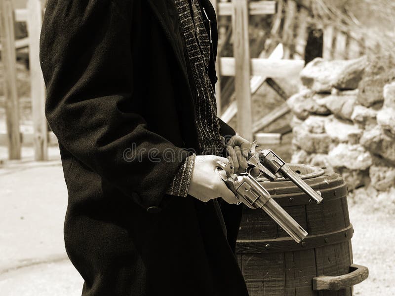 Calico Gunfighter 18 stock image. Image of powder, gunfighter - 96715