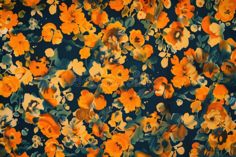 A Calico Texture Background Features a Classic, Small-scale Floral ...