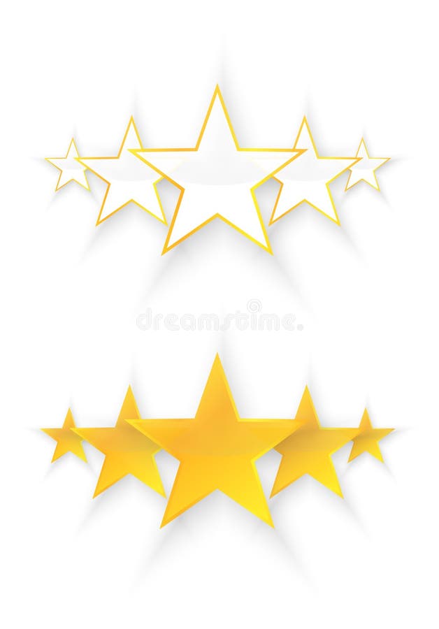 Calidad de cinco estrellas ilustración del vector. Ilustración de ...