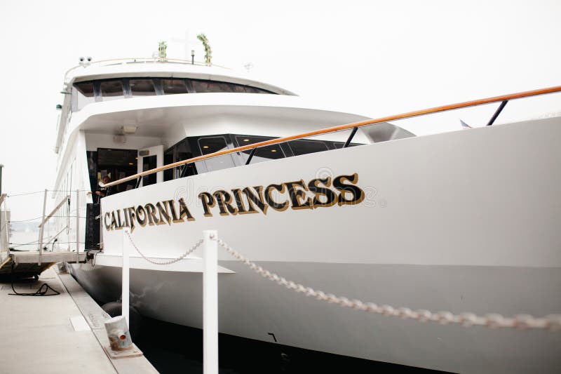 Califonia Princess Boat in the Bay Editorial Photography - Image of ...