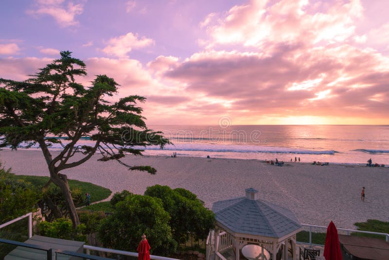 California Beach Scene stock photo. Image of california - 42169788
