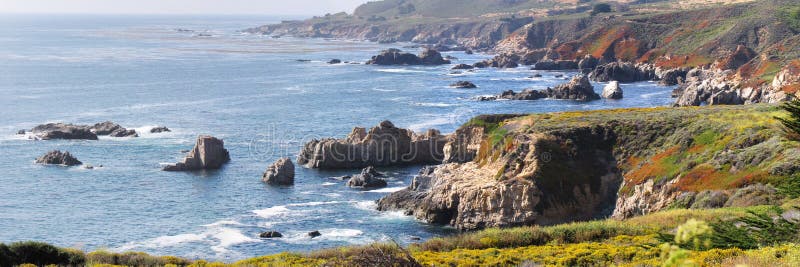 California coast stock image. Image of vacation, contrast - 10455889