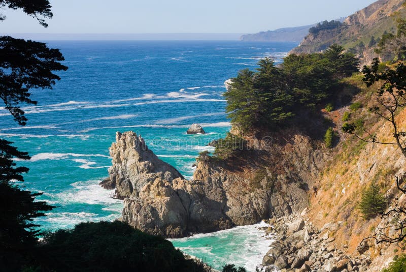 California Coast stock image. Image of beautiful, altitude - 23001529