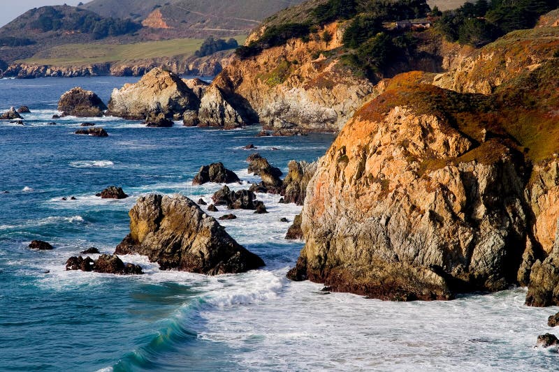 California coast stock image. Image of shore, america - 4580907
