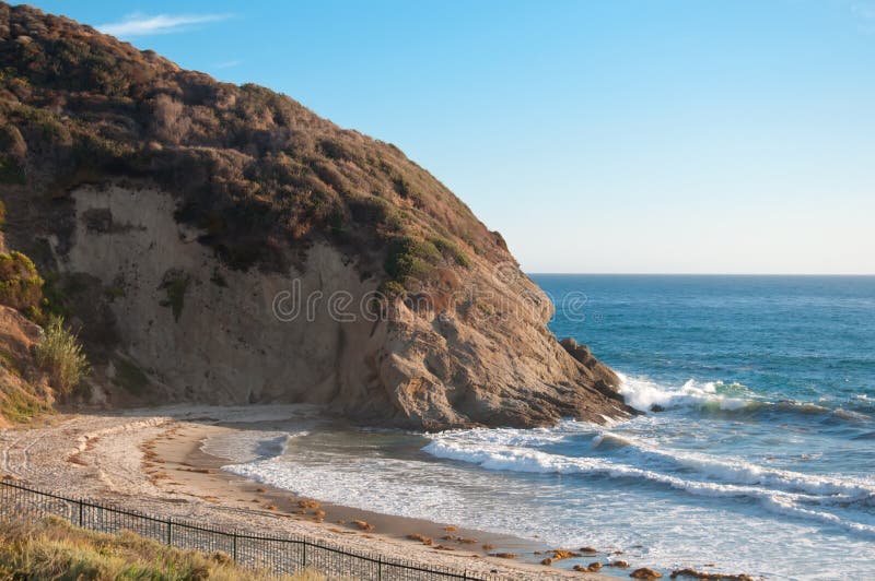 California Coast with Cliffs Stock Image - Image of beautiful, resort ...