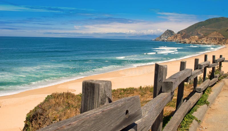 California Coast Line stock image. Image of beach, america - 76042729