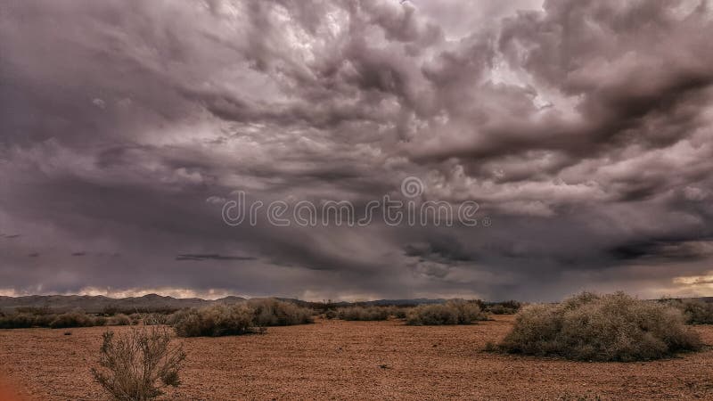 California Desert Storm stock image. Image of sand, remote - 97375929