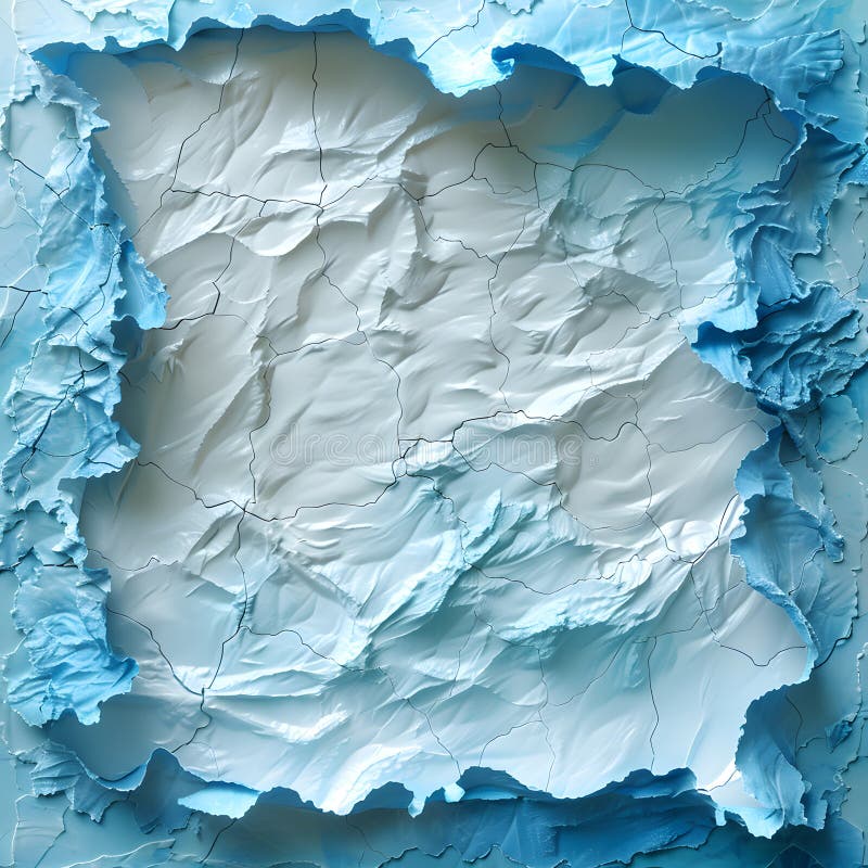 California Dreaming: Abstract Map in Sky Blue Stock Illustration ...