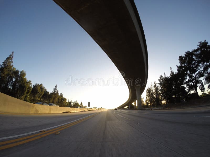 California Freeway Ramp stock photo. Image of sunny, interchange - 55393030