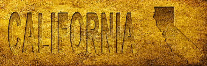 California Grunge Gold Texture Stock Illustration - Illustration of ...
