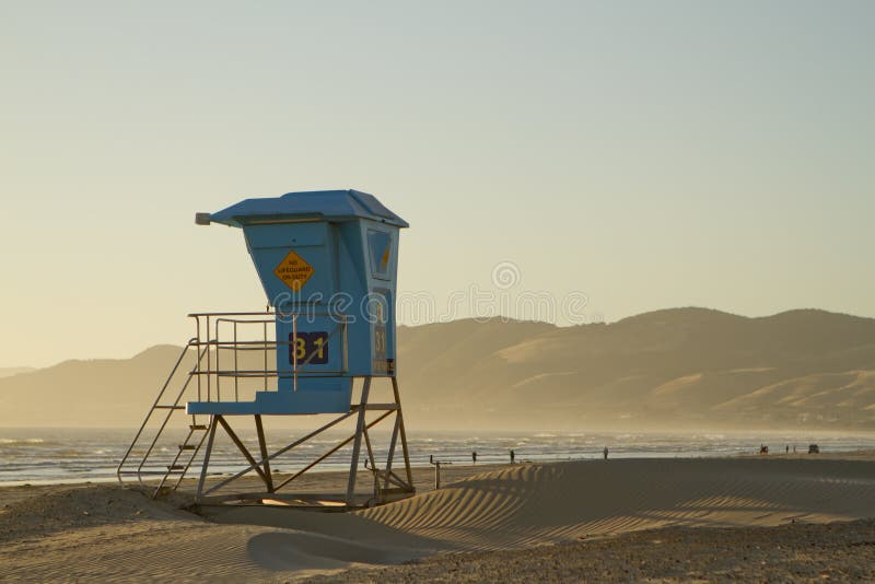 California Lifeguard Stand stock image. Image of safety - 31458437