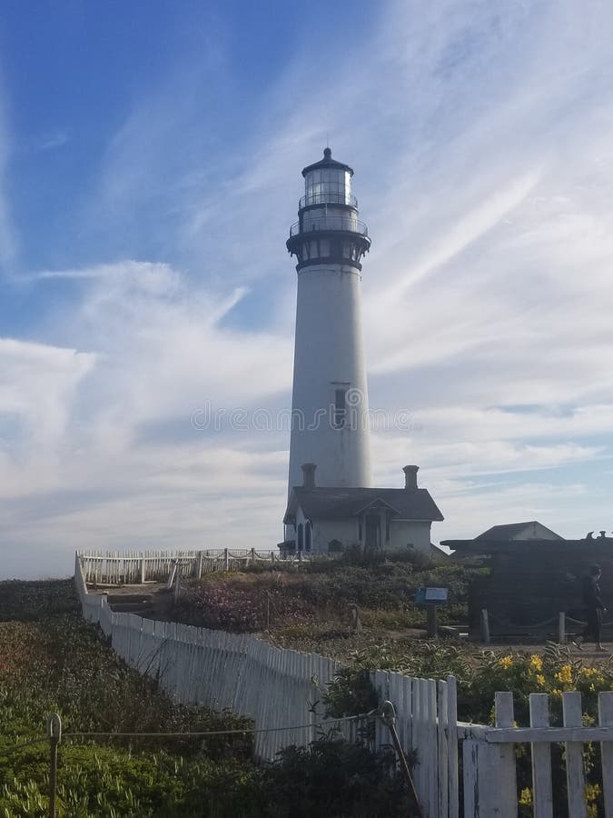 Pigeon point lighthouse editorial stock image. Image of scenery - 122725924