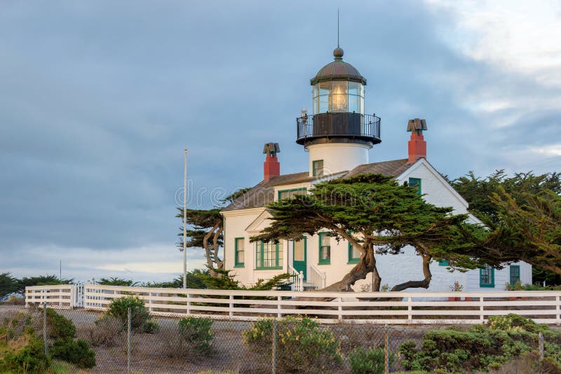 California Lighthouse. Point Pinos Lighthouse in Monterey, California ...