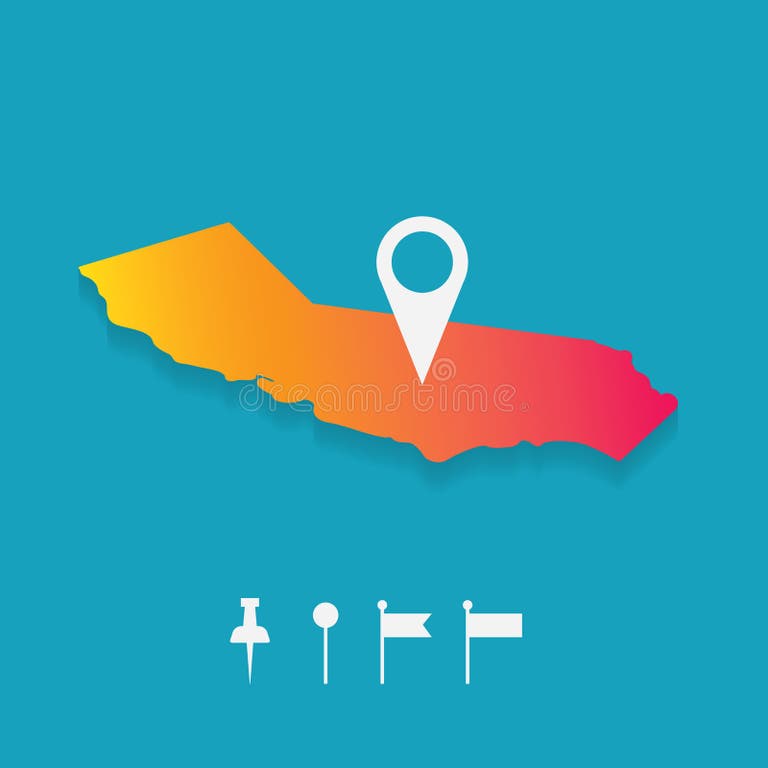 California Map Pin Stock Illustrations – 199 California Map Pin Stock ...