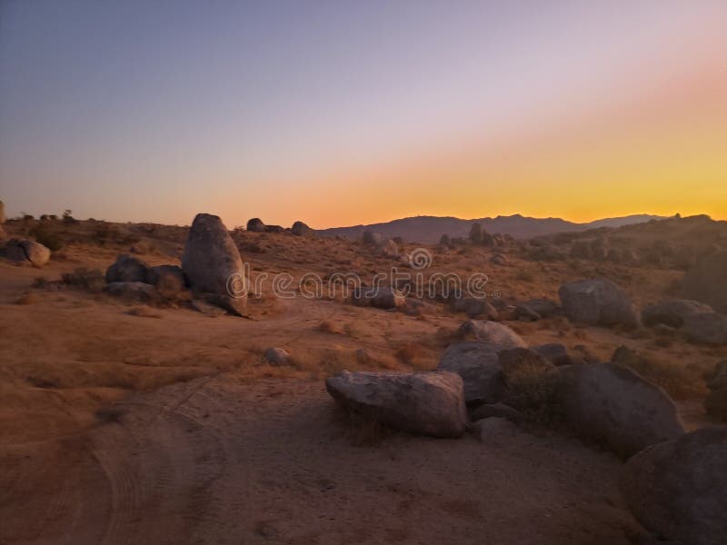 California Nature Desert Rock Beautiful Stock Image - Image of nature ...